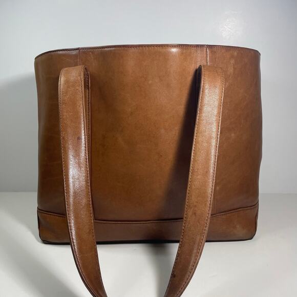 L.L. Bean | Bags | Vintage Ll Bean Brown Leather Large Tote Bag | Poshmark